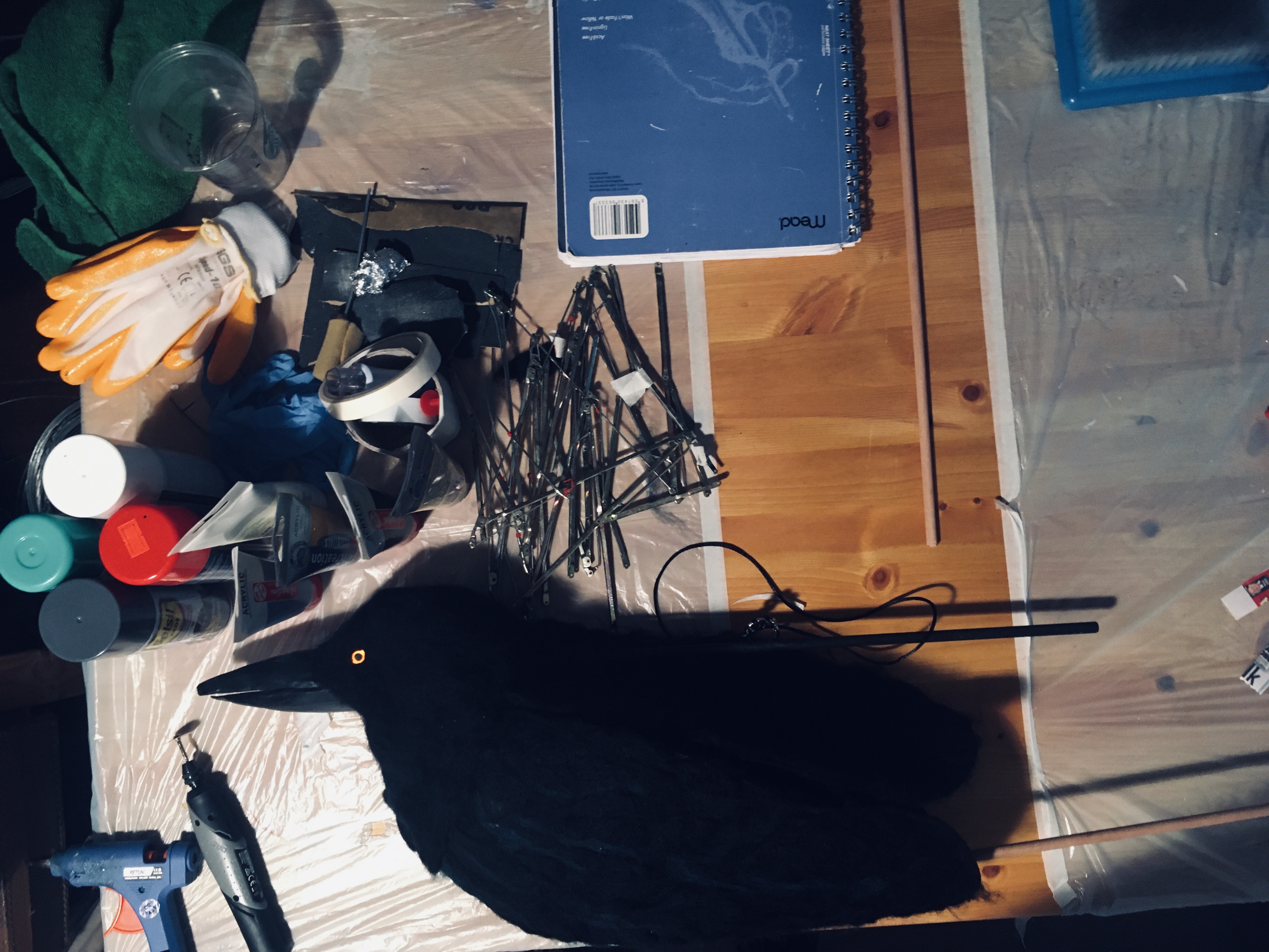 Puppet for “Miss Kostak and the Raven” – Anna Karayorgi